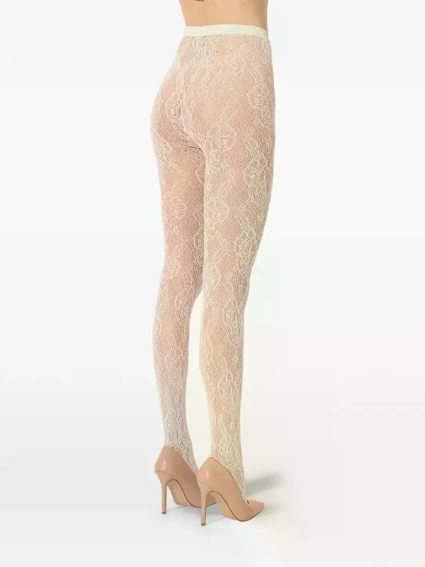 Wolford Floral Lace-mesh Tights
