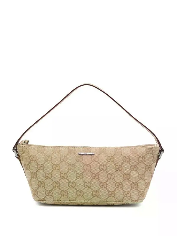 Gucci 2000-2015 Gg Canvas Boat Shoulder Bag