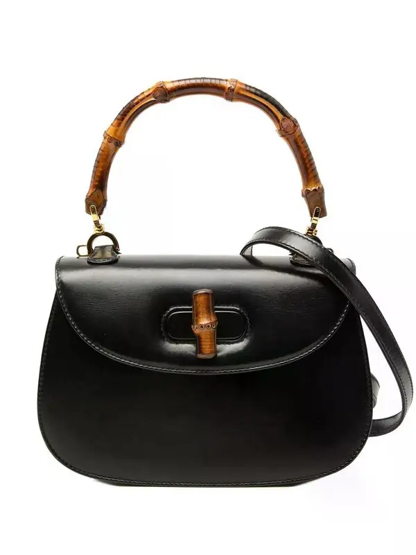 Gucci Bamboo Satchel - Black