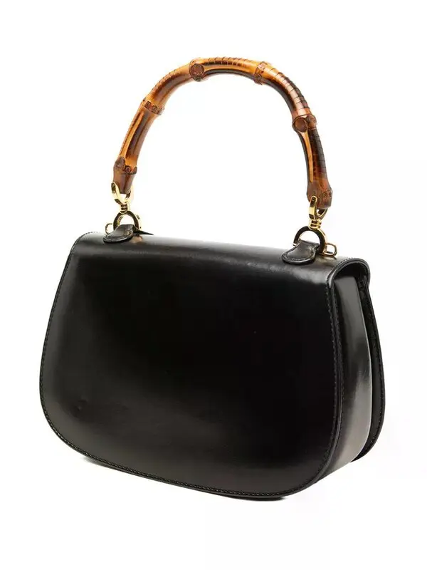 Gucci Bamboo Satchel - Black