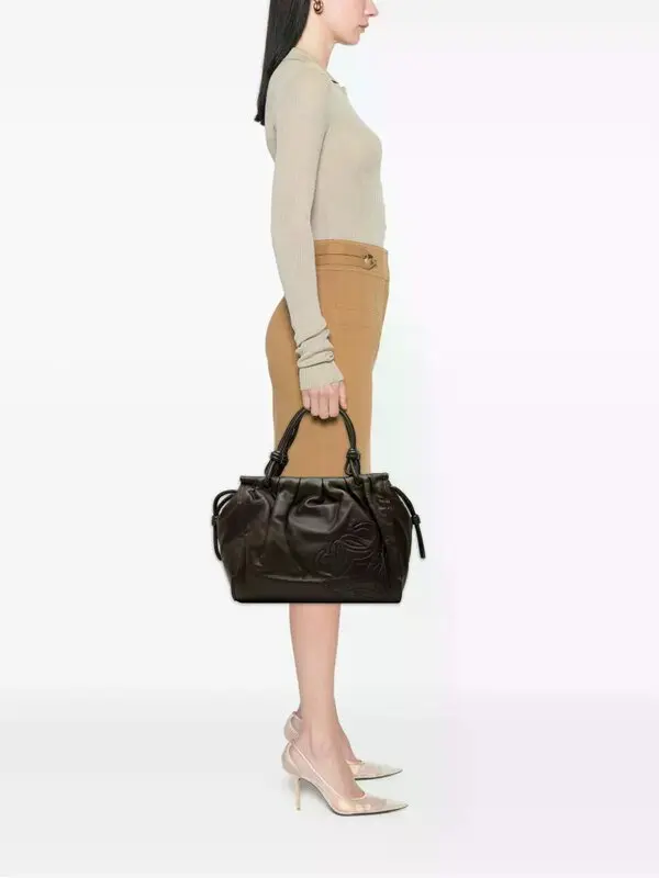 Loewe Nappa Leather Anagram Knot Tote Bag