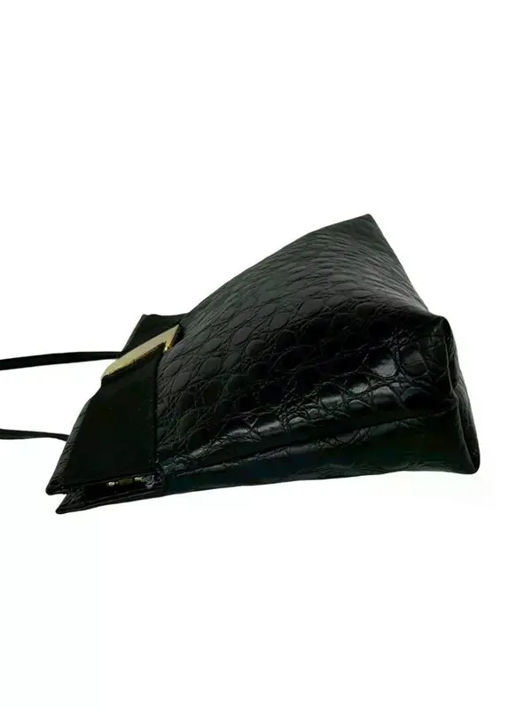 FERRAGAMO Vara Bow Embossed Crossbody Bag