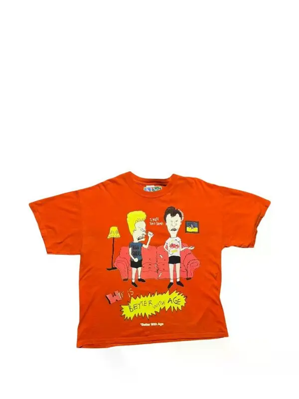 BETTER WITH AGE Graphic-print T-shirt - Orange