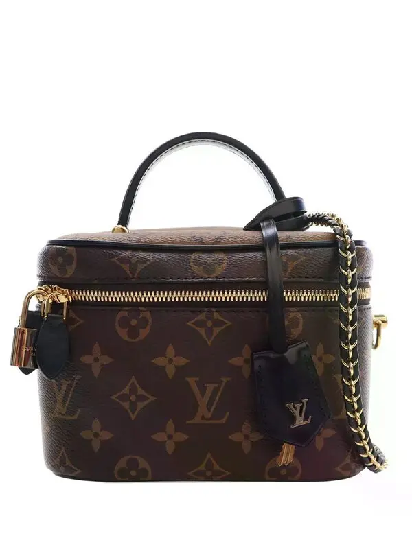 LOUIS VUITTON 2000-2026 Monogram Reverse Vanity Pm Satchel