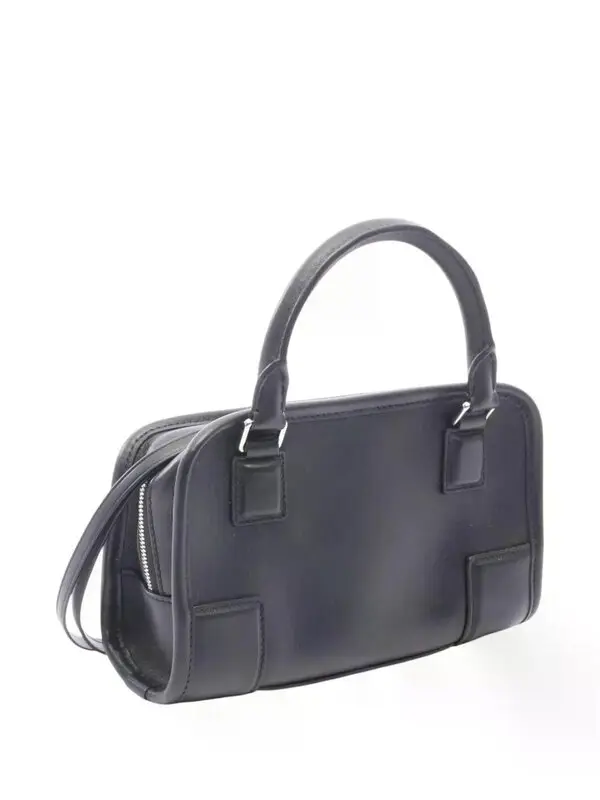 Loewe Mini Leather Amazona Satchel - Black