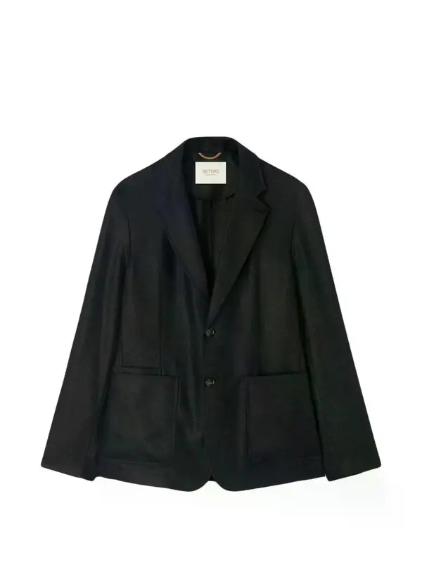 RETORI Single-breasted Flannel Blazer