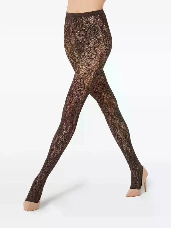 Wolford Floral Lace-mesh Tights