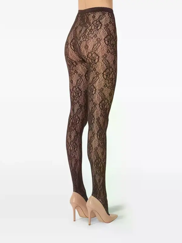 Wolford Floral Lace-mesh Tights
