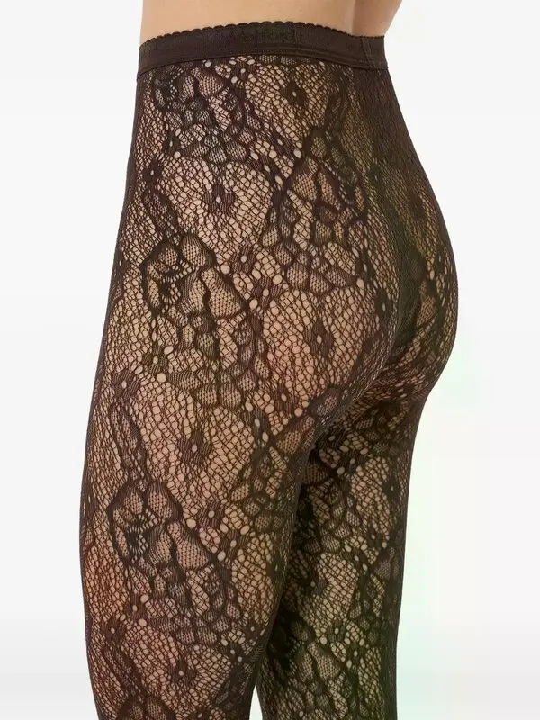 Wolford Floral Lace-mesh Tights
