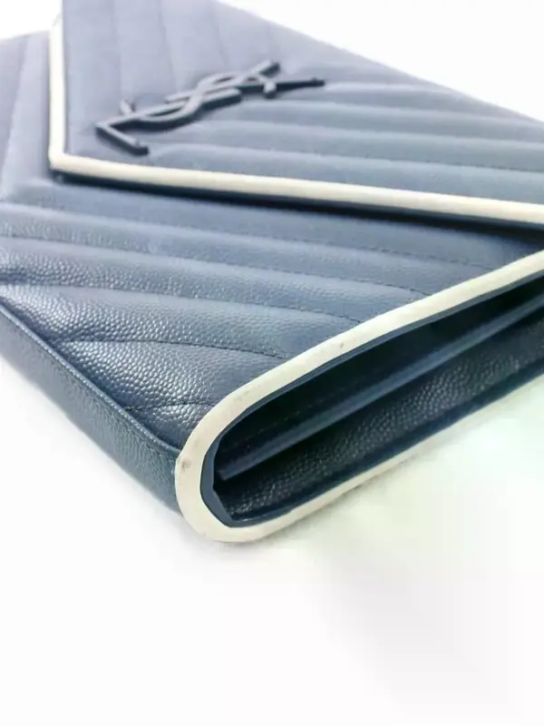 Saint Laurent 2000s Cassandra Chain Wallet