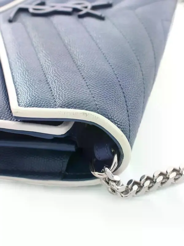 Saint Laurent 2000s Cassandra Chain Wallet