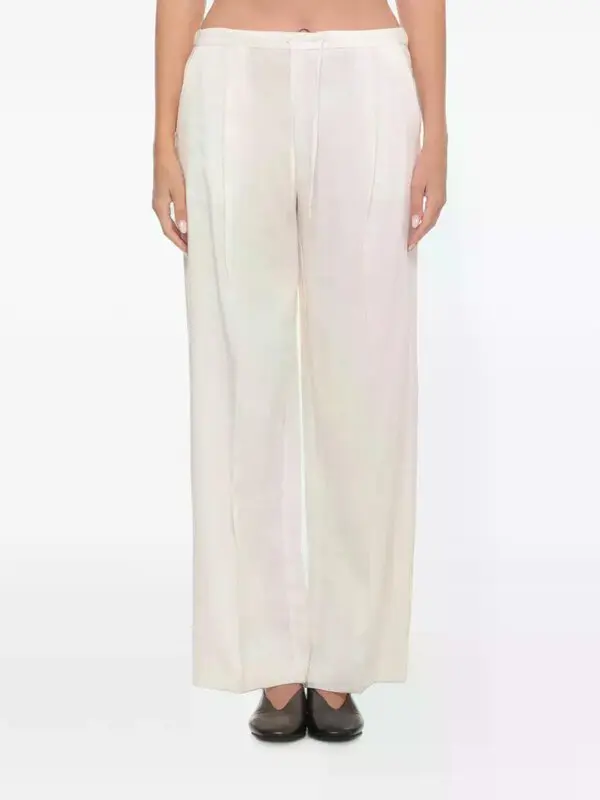 Marella Drawstring Waist Wide Leg Trousers