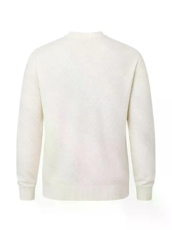 PAOLO PECORA Textured-knit Virgin Wool Sweater