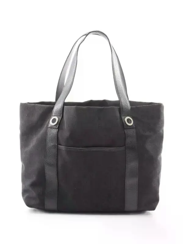 BVLGARI 2000s Logomania Tote Bag - Black