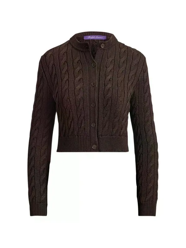 Ralph Lauren Cable-knit Cropped Cardigan