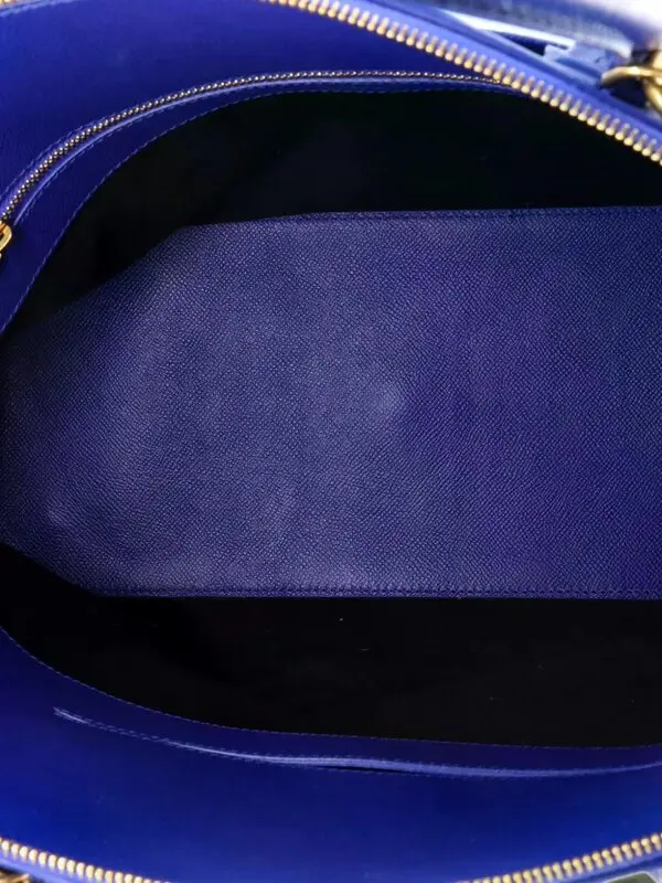 Balenciaga Logo Ville Bag Leather Medium Satchel