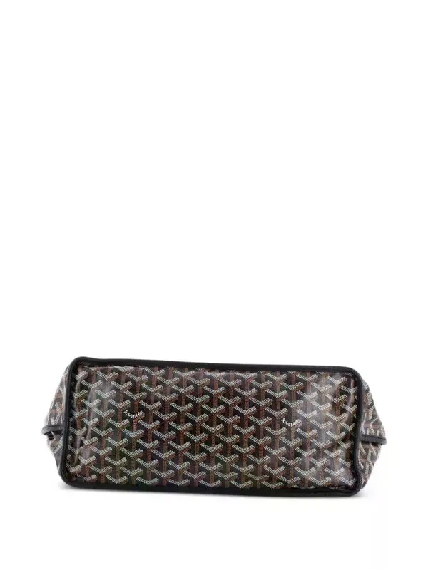 Goyard Anjou Reversible Coated Canvas Pm Tote Bag - Black