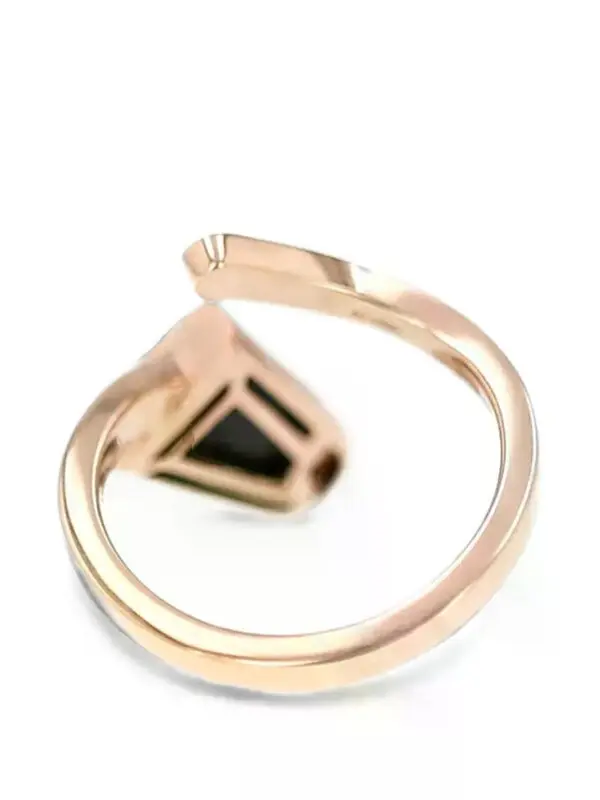 BVLGARI 2010s Gelati Onyx And Diamond Ring