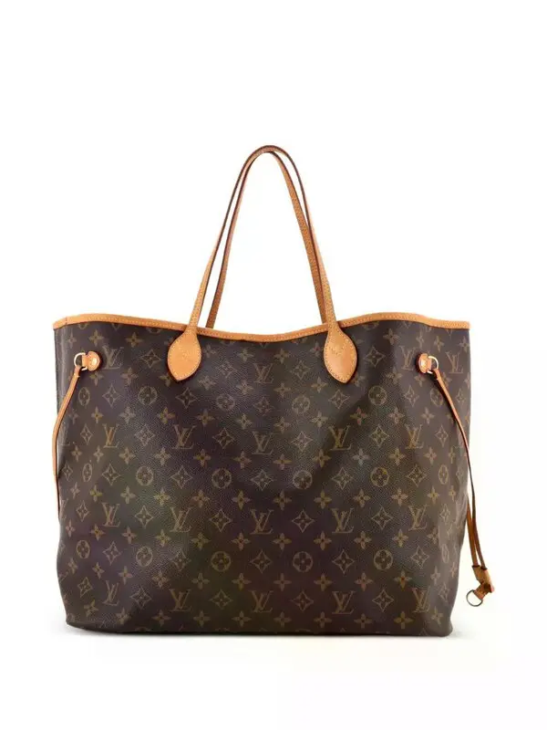 LOUIS VUITTON Neverfull Monogram Canvas Gm Tote Bag - Brown