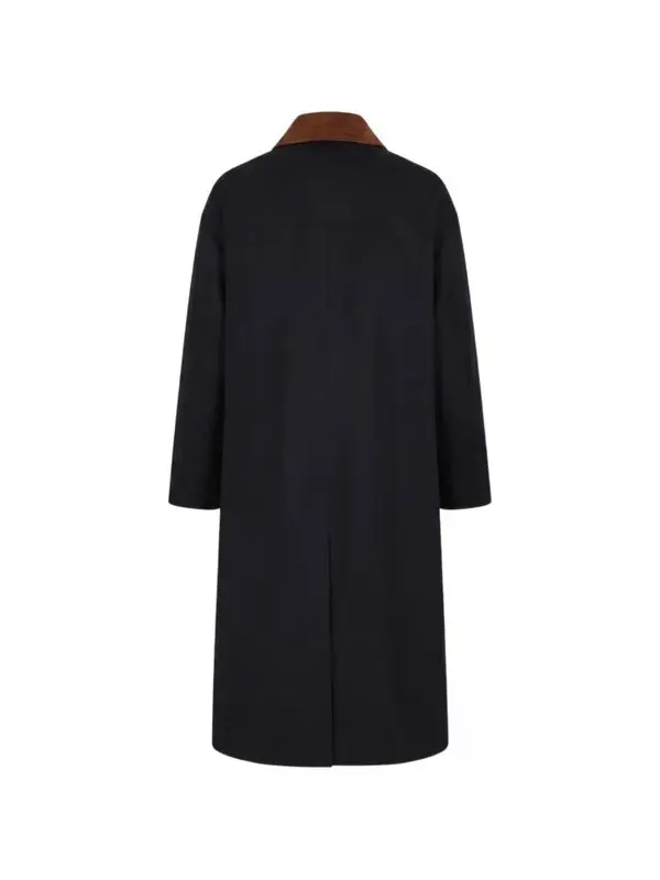 RÓHE Suede-collar Coat