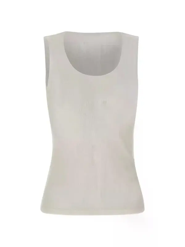 GRAN SASSO Ribbed Knit Tank Top
