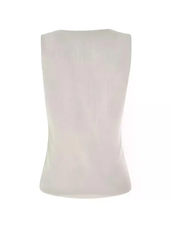 GRAN SASSO Ribbed Knit Tank Top