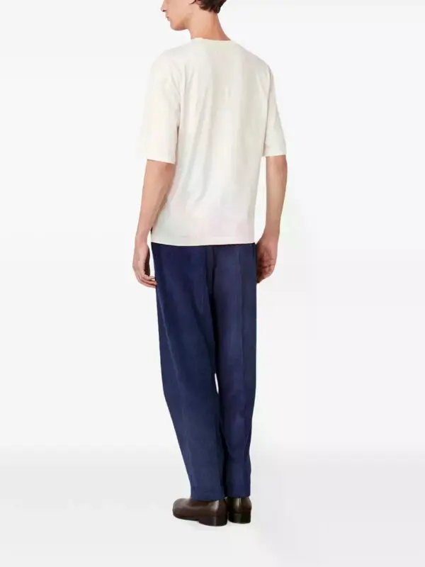 Officine Générale Crew-neck Short-sleeves T-shirt - Neutrals