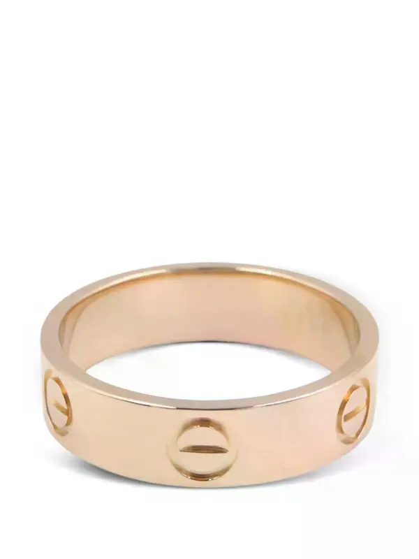Cartier 18k Rose Gold Love Ring - Pink