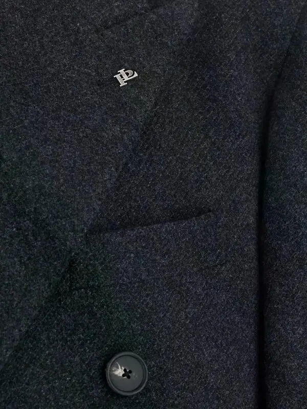 Tagliatore Double-breasted Peak-lapel Coat