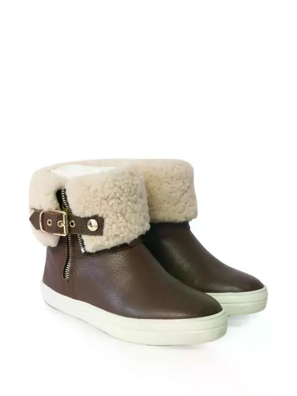 Burberry Skillman Buckle-strap Ankle Boots