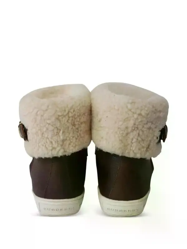Burberry Skillman Buckle-strap Ankle Boots
