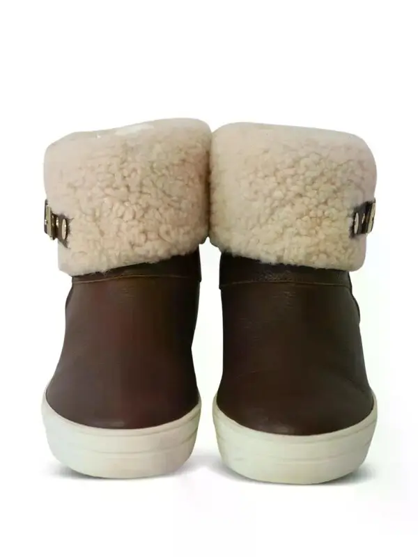 Burberry Skillman Buckle-strap Ankle Boots