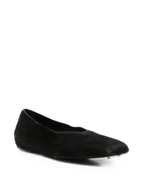 Rick Owens Square-toe Ballet Flats