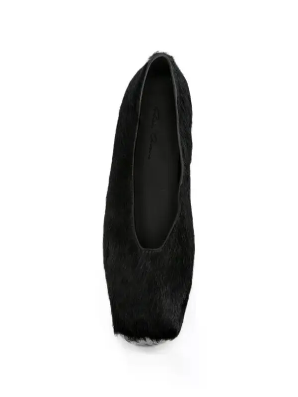 Rick Owens Square-toe Ballet Flats