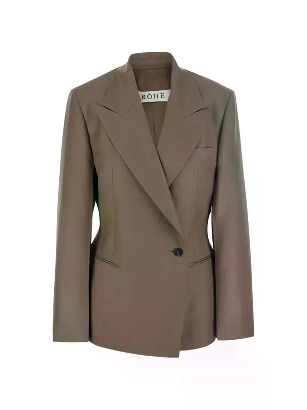 RÓHE Peak-lapel Single-breasted Blazer