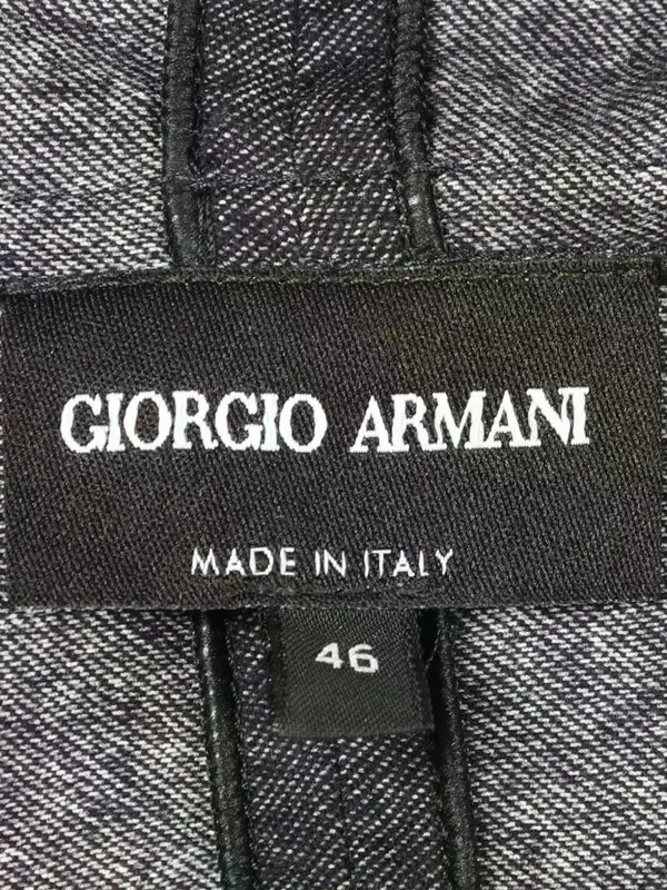 Giorgio Armani Logo Embroidered Hoodie