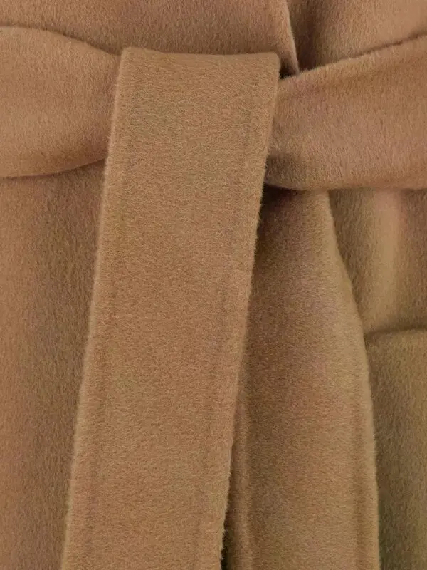 Max Mara Mstnodo Belted Patch-pocket Coat