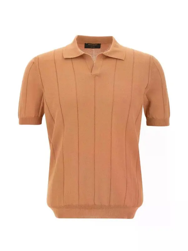 GRAN SASSO Tennis M/m Skipper Ribbed-knit T5-shirt