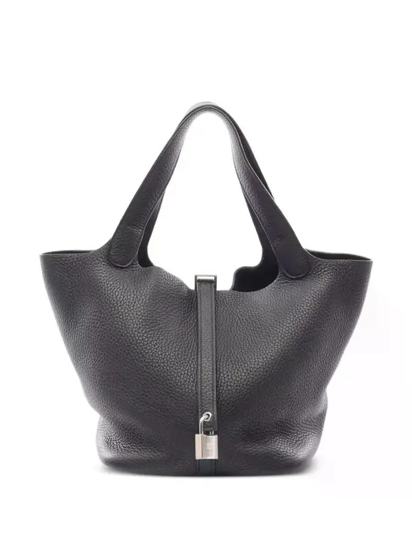 Hermès Mm Picotin Lock Shoulder Bag - Black