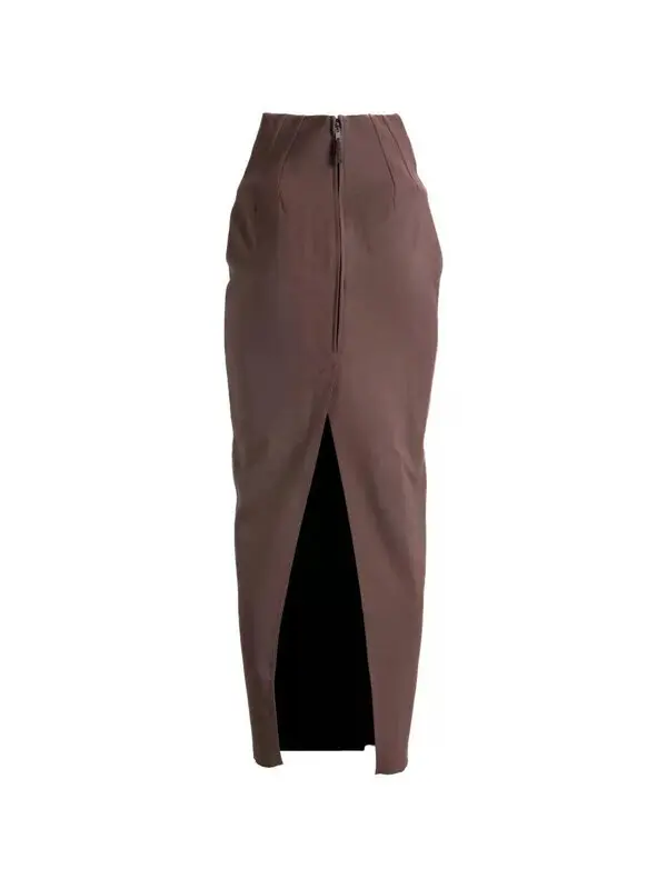 Rick Owens High-waist Maxi Skirt
