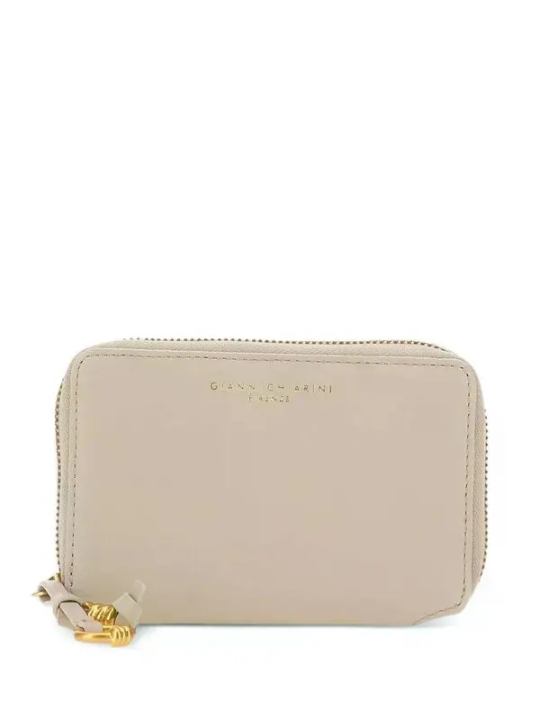 GIANNI CHIARINI Dollaro Leather Wallet - Neutrals