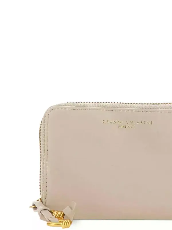 GIANNI CHIARINI Dollaro Leather Wallet - Neutrals