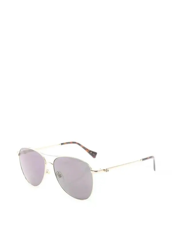 Gucci Aviator Sunglasses With Interlocking Logo