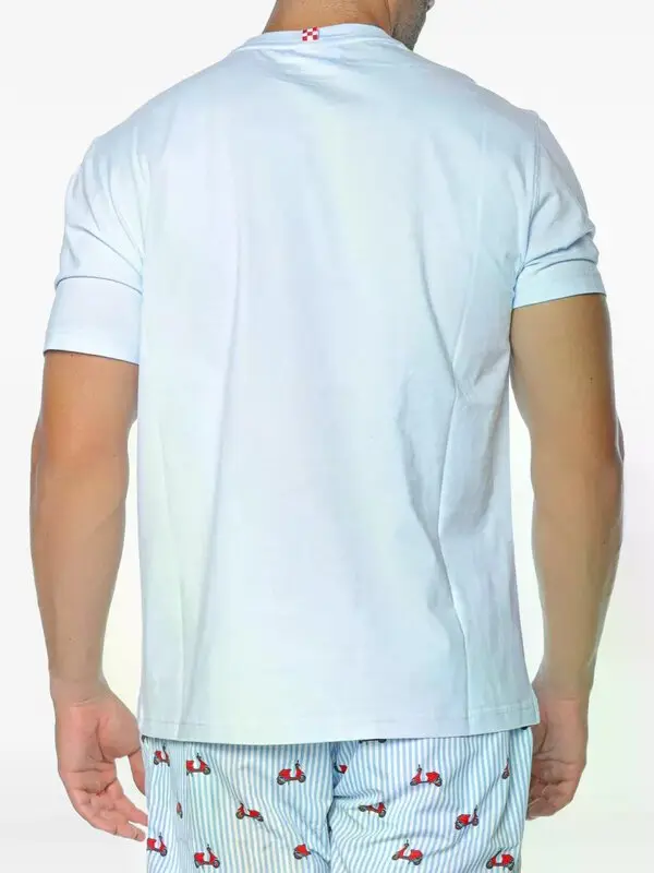 MC2 SAINT BARTH Austin Graphic-print Chest-pocket T-shirt
