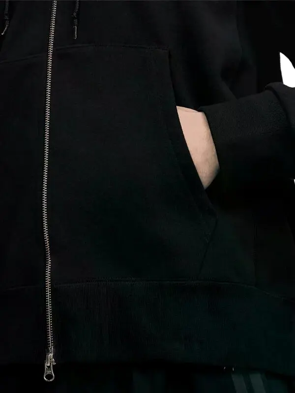 Nike Logo-embroidered Zip-up Hoodie