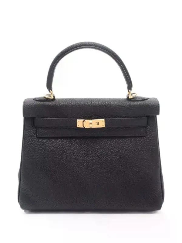Hermès 2025 25 Kelly Togo-leather Tote Bag - Black