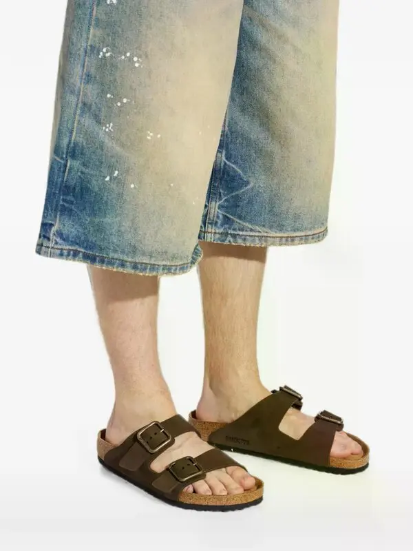 BIRKENSTOCK Arizona Buckle-fastening Sandals - Brown
