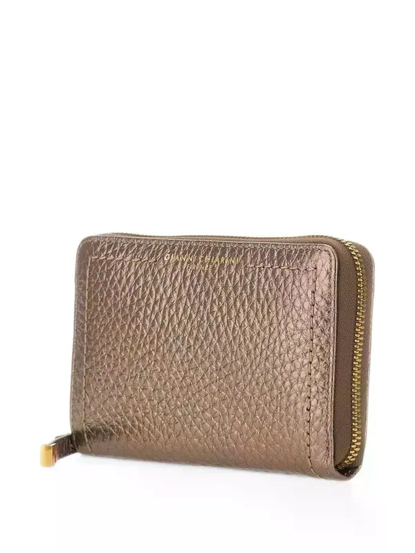 GIANNI CHIARINI Bubble Grain Leather Wallet