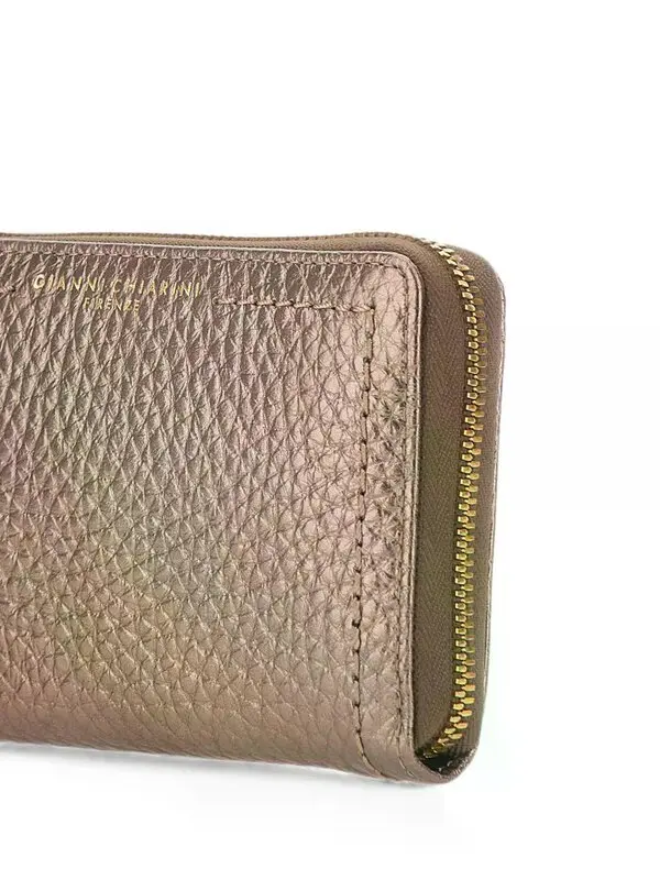 GIANNI CHIARINI Bubble Grain Leather Wallet