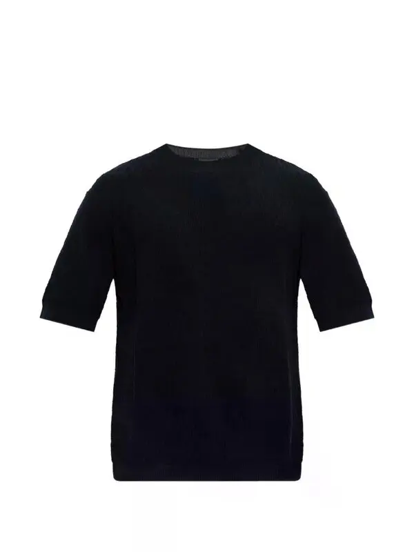 Emporio Armani Jacquard-knit Sweater - Blue